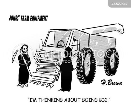 Harvester Cartoons and Comics - funny pictures from CartoonStock