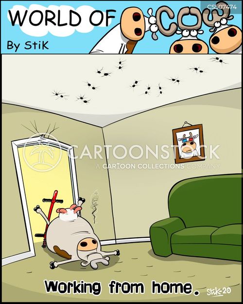 Remote Work Cartoons and Comics - funny pictures from CartoonStock