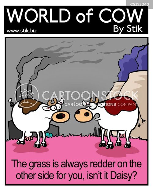 Grass Is Greener Cartoons and Comics - funny pictures from CartoonStock