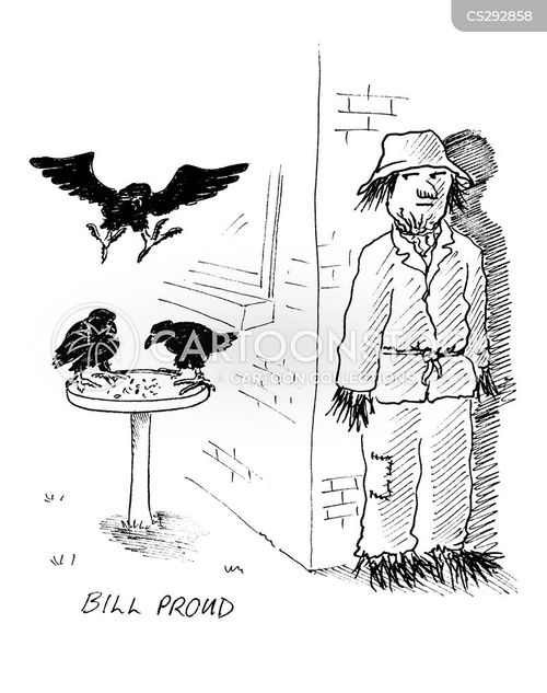 Scare Away Cartoons and Comics - funny pictures from CartoonStock