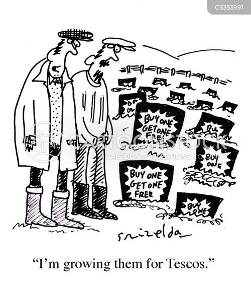 Supermarket Power Cartoons and Comics - funny pictures from CartoonStock