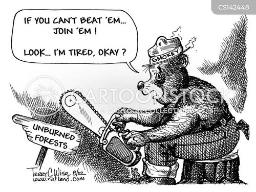 Smokey Bear Cartoons and Comics - funny pictures from CartoonStock