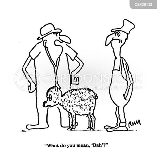 Shearing Sheep Cartoons and Comics - funny pictures from CartoonStock