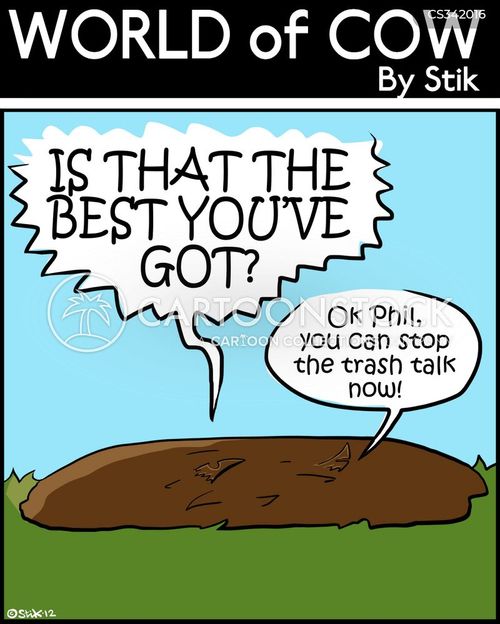 Trash Talk Cartoon