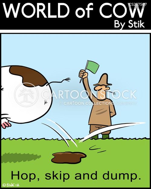 Cow Poop Cartoons and Comics - funny pictures from CartoonStock