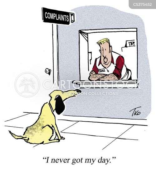 Complaint Window Cartoons and Comics - funny pictures from CartoonStock