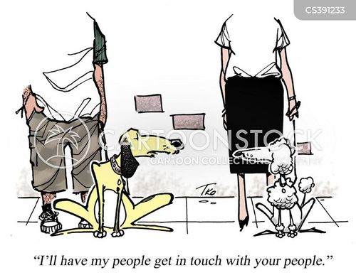 Schmoozing Cartoons and Comics - funny pictures from CartoonStock