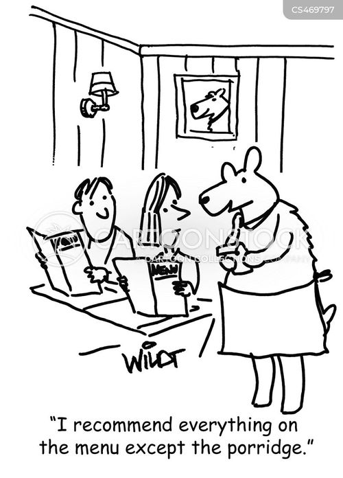 Taking Orders Cartoons and Comics - funny pictures from CartoonStock