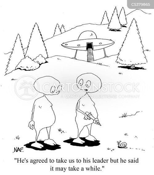Close Encounters Cartoons and Comics - funny pictures from CartoonStock