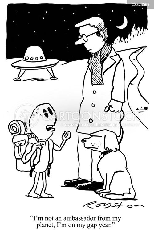 Truth Is Out There Cartoons and Comics - funny pictures from CartoonStock