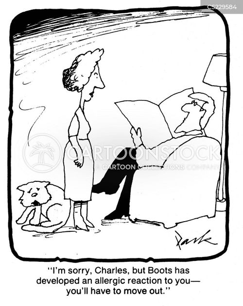 Allergic Reaction Cartoons and Comics - funny pictures from CartoonStock