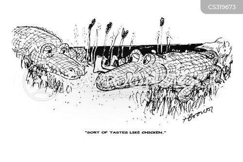 Taste Like Chicken Cartoons and Comics - funny pictures from CartoonStock