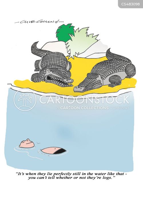 Murky Water Cartoons and Comics - funny pictures from CartoonStock