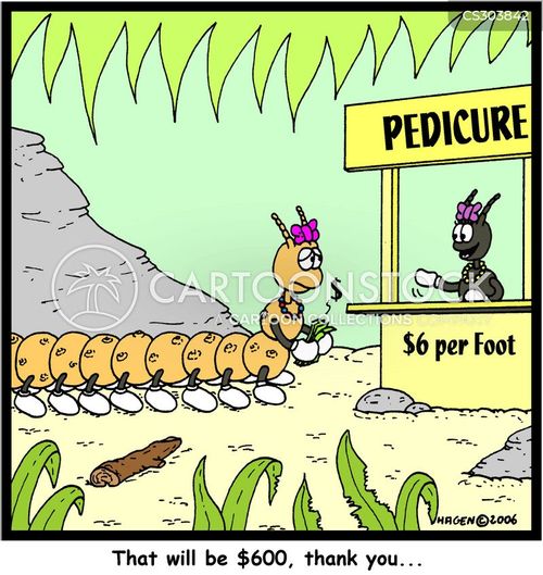 Pedicure Cartoons and Comics - funny pictures from CartoonStock