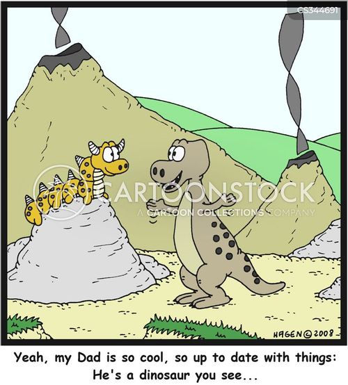 Parent Dinosaur Cartoons and Comics - funny pictures from CartoonStock