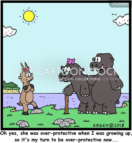 Protectiveness Cartoons and Comics - funny pictures from CartoonStock