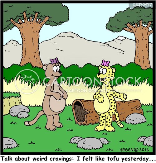 Carnivorous Cravings Cartoons and Comics - funny pictures from CartoonStock