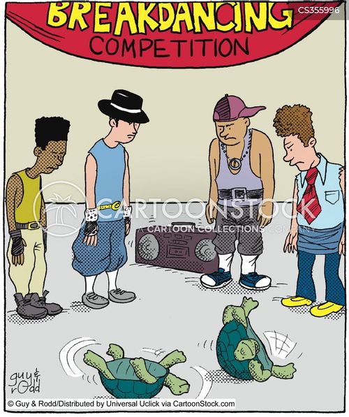 Breakdancer Cartoons and Comics - funny pictures from CartoonStock