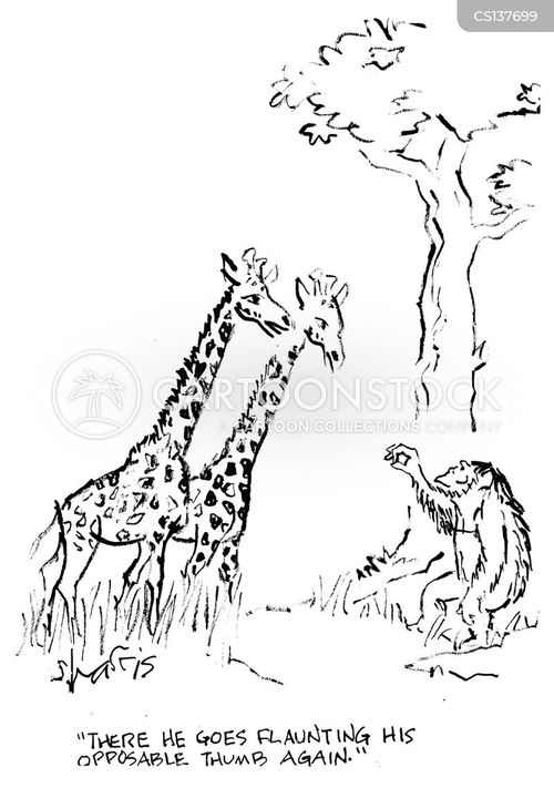Opposable Thumb Cartoons and Comics - funny pictures from CartoonStock