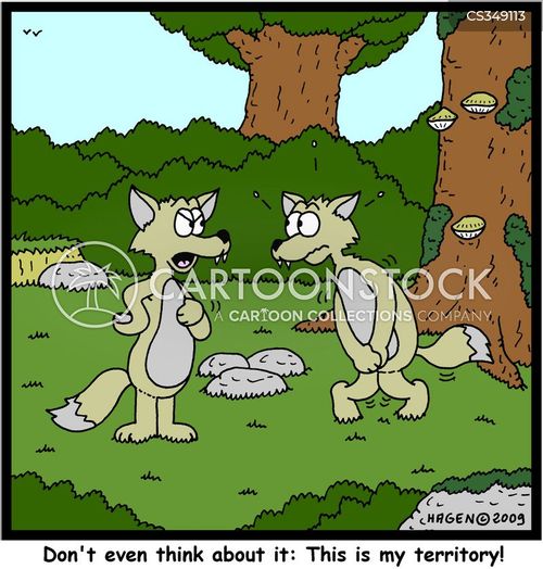 Marking Territories Cartoons and Comics - funny pictures from CartoonStock
