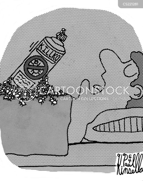 Insect Spray Cartoons and Comics - funny pictures from CartoonStock