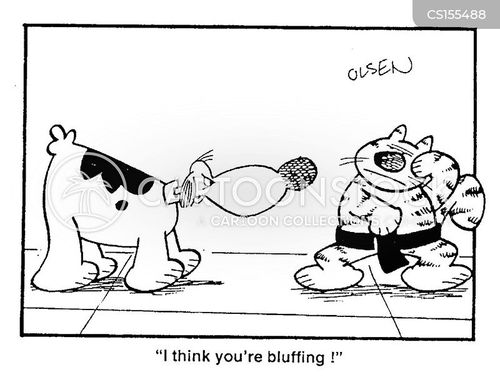 Bluff Cartoons and Comics - funny pictures from CartoonStock
