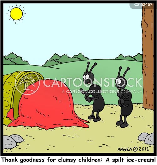 Spilt Cartoons and Comics - funny pictures from CartoonStock