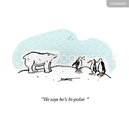Bi-polarity Cartoons and Comics - funny pictures from CartoonStock