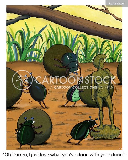 Dung Beetle Cartoons and Comics - funny pictures from CartoonStock