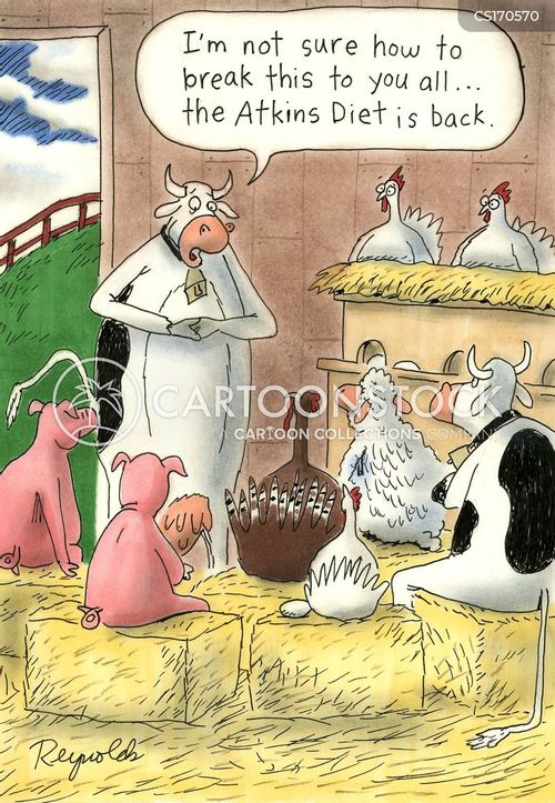 Atkins Diet Cartoons and Comics - funny pictures from CartoonStock