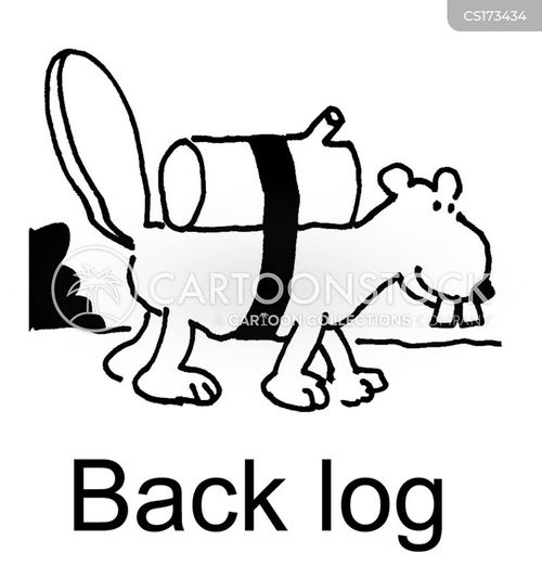 Backlog Cartoons and Comics - funny pictures from CartoonStock