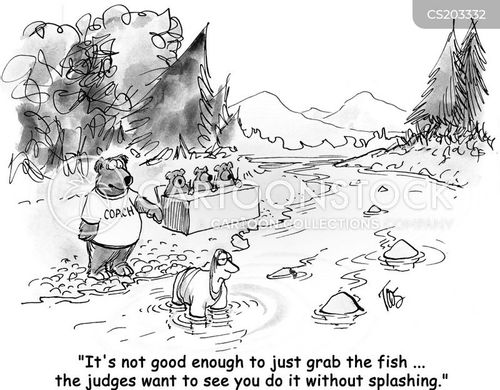 Salmon Cartoons and Comics - funny pictures from CartoonStock