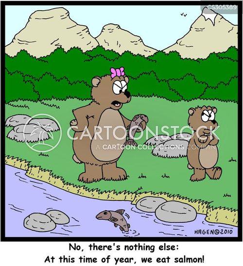 Eating Fish Cartoons and Comics - funny pictures from CartoonStock