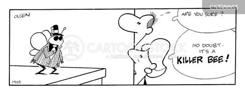 Killer Bees Cartoons and Comics - funny pictures from CartoonStock