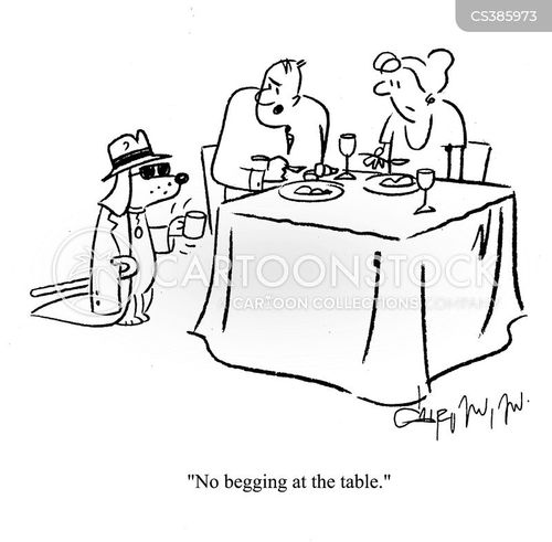 Begging Cartoons and Comics - funny pictures from CartoonStock