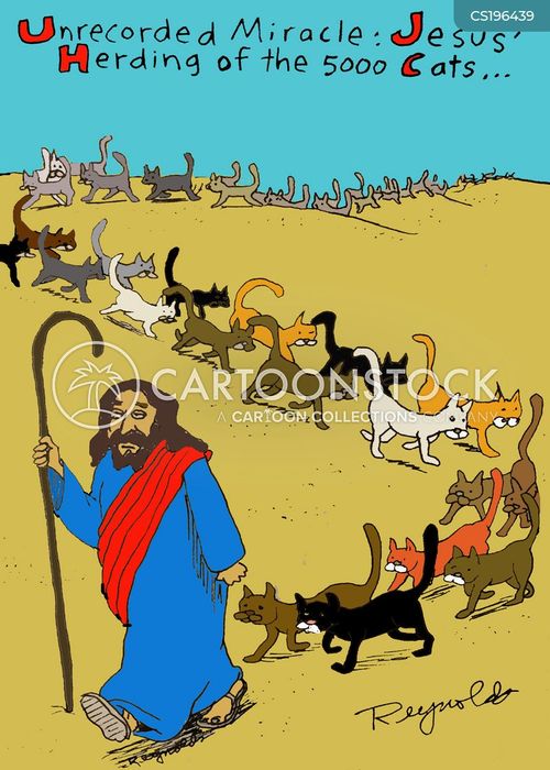 Feeding Of The 5000 Cartoons and Comics - funny pictures from CartoonStock