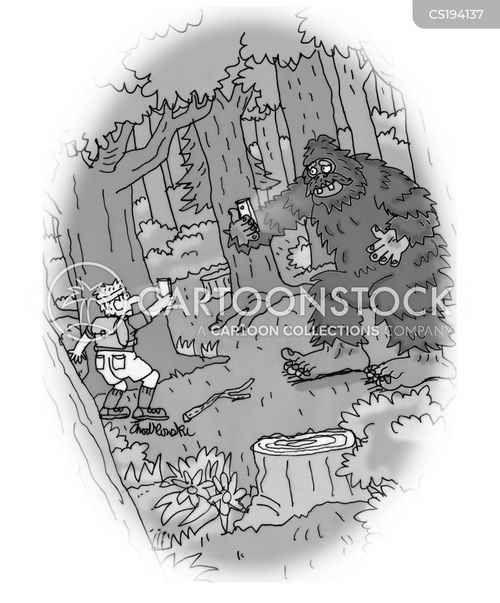 Bigfoot Cartoons and Comics - funny pictures from CartoonStock
