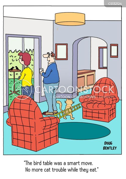 Bird Table Cartoons and Comics - funny pictures from CartoonStock