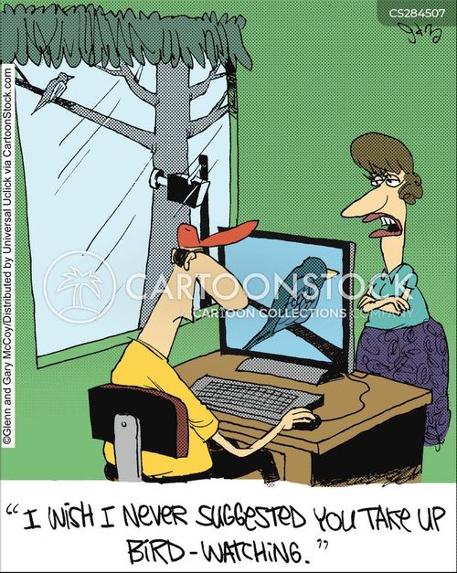 Birdwatching Cartoons and Comics - funny pictures from CartoonStock