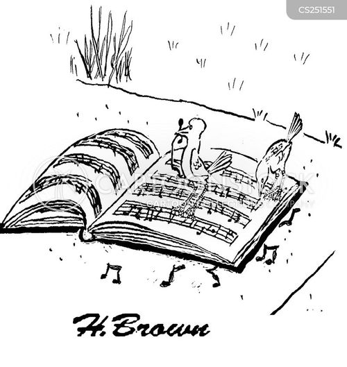 Music Book Cartoons and Comics - funny pictures from CartoonStock