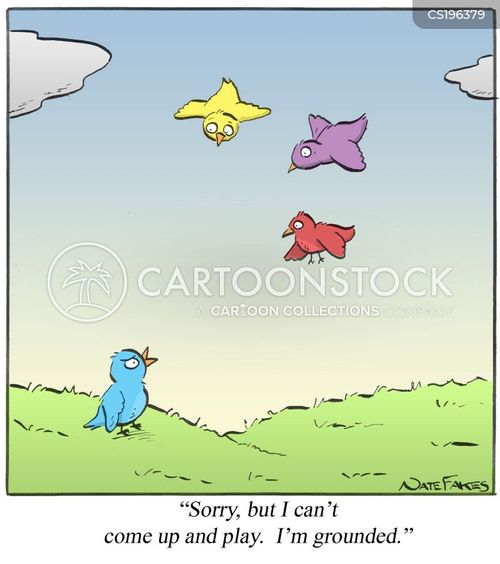 Grounded Cartoons and Comics - funny pictures from CartoonStock