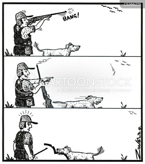 Clay Pigeon Cartoons and Comics - funny pictures from CartoonStock