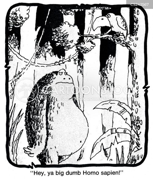 Homo Sapien Sapiens Cartoons and Comics - funny pictures from CartoonStock