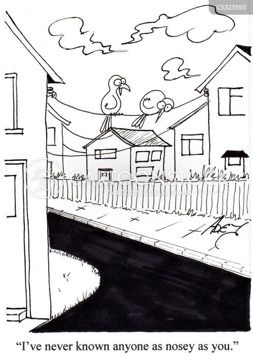 Nosey Cartoons and Comics - funny pictures from CartoonStock