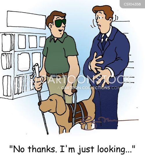 Blind Dog Cartoons and Comics - funny pictures from CartoonStock
