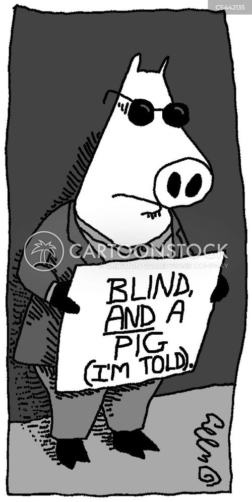 Blind Beggar Cartoons and Comics - funny pictures from CartoonStock