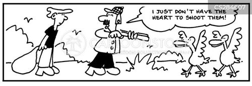 Goose Hunting Cartoons and Comics - funny pictures from CartoonStock