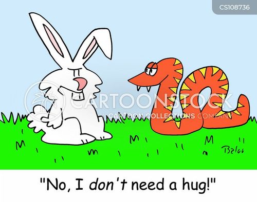 Hugging Cuddles Cartoons and Comics - funny pictures from CartoonStock
