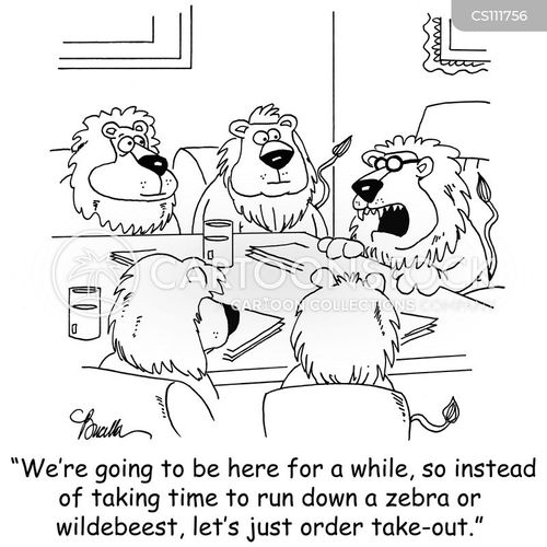 Wildebeest Cartoons and Comics - funny pictures from CartoonStock