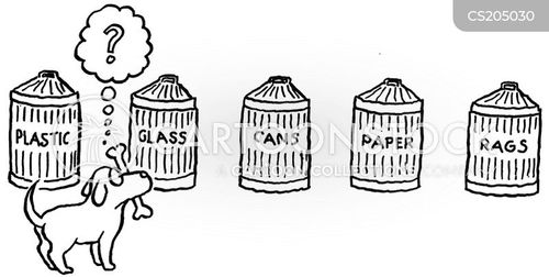 Recycling Choices Cartoons and Comics - funny pictures from CartoonStock
